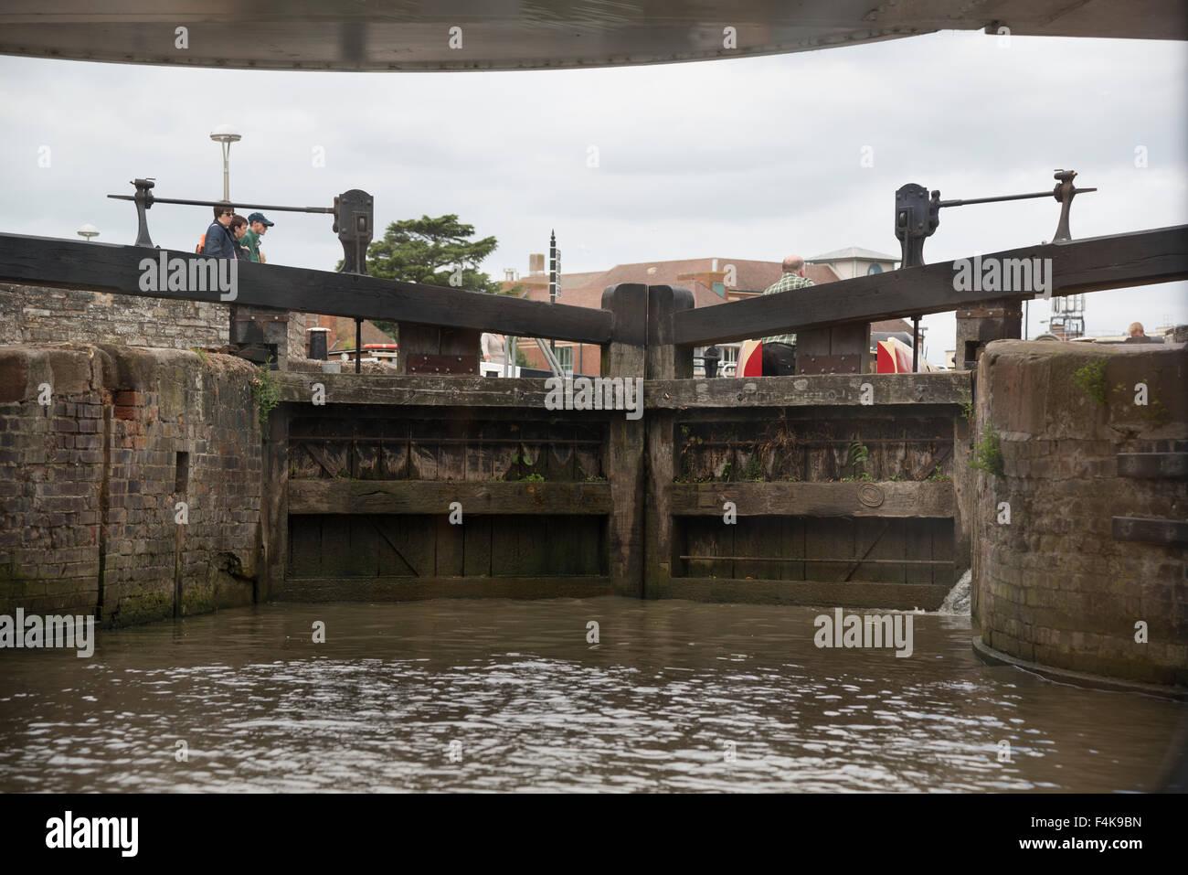 A canal lock in stratford-upon -avon the birthplace of william ...