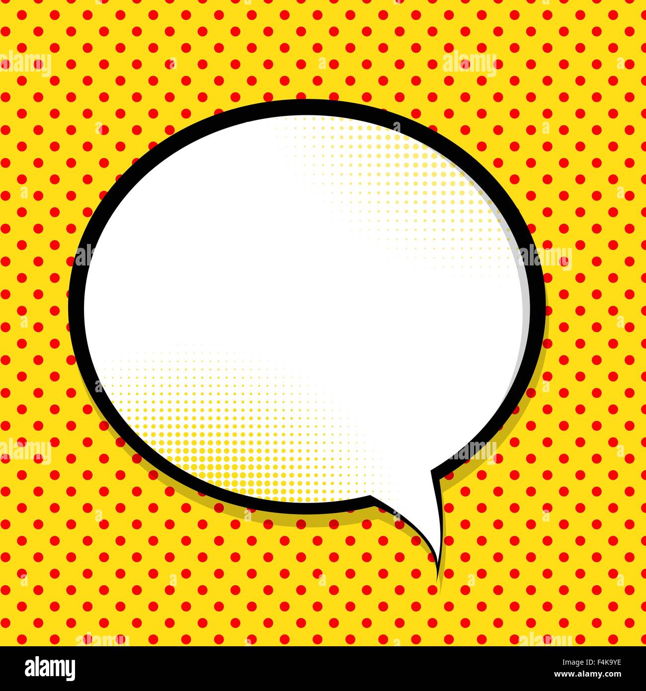 Speech Bubble Pop Art Background Vector Stock Vector Image & Art - Alamy