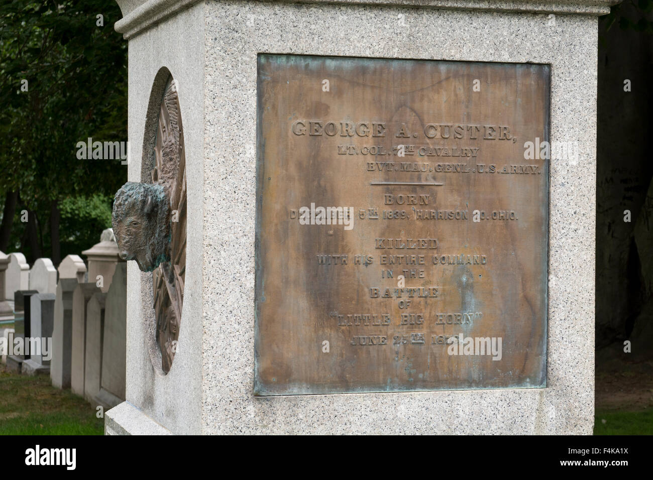 Grave george armstrong custer hi-res stock photography and images - Alamy