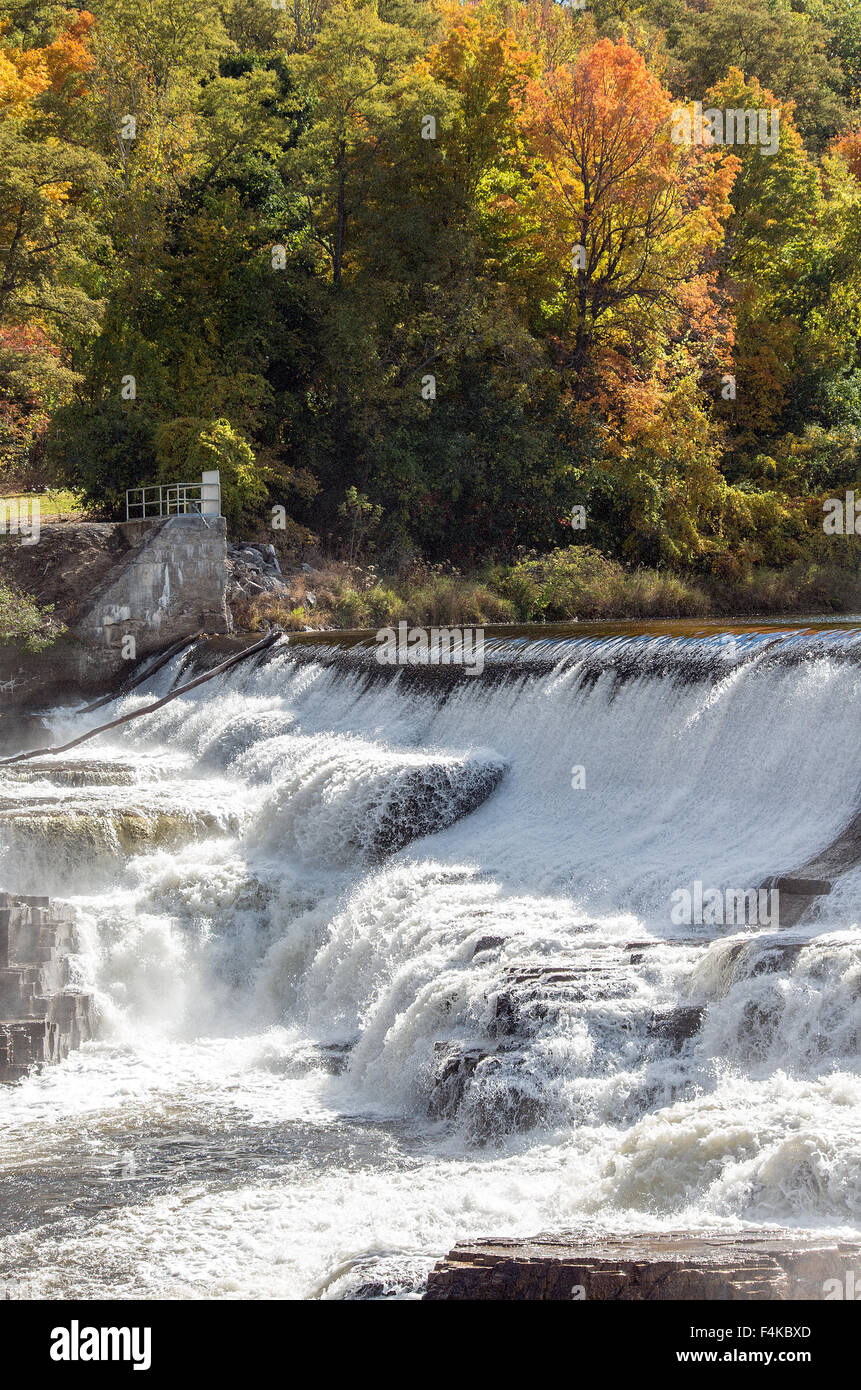 Upper falls at Ausable chasm, New York Stock Photo - Alamy