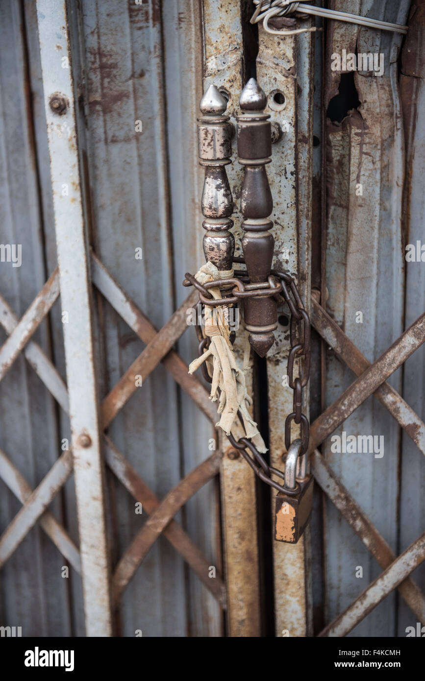 Closed Gate Outdoors Stock Photo - Alamy