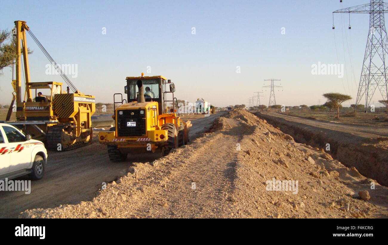 Equipment for construction of the oil pipeline. Preparation for ...
