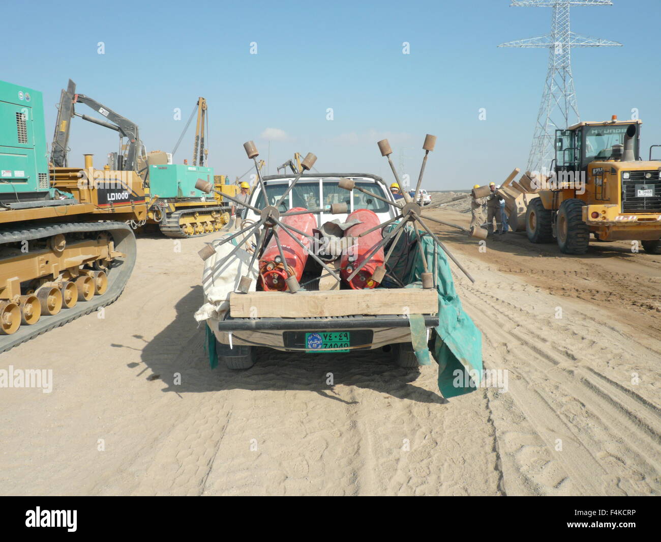 Equipment for construction of the oil pipeline. Preparation for ...