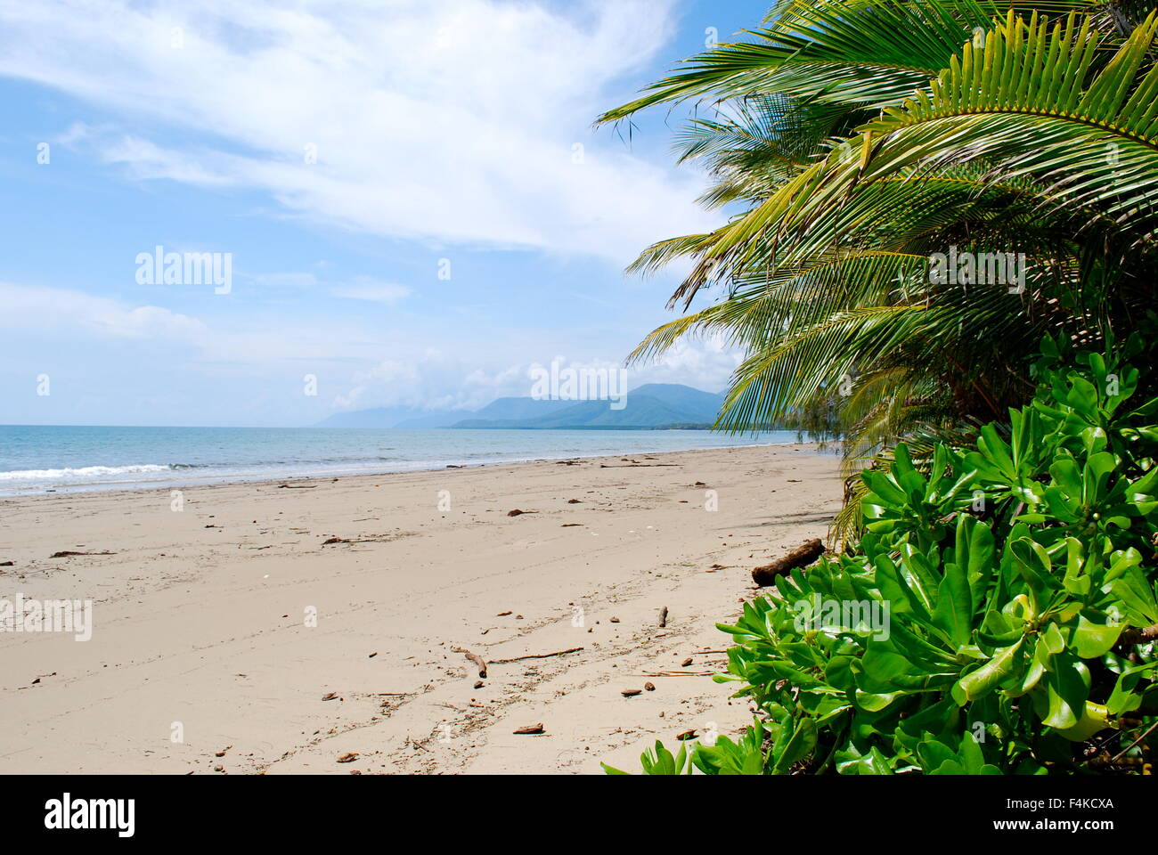 Four Mile Beach in Port Douglas, Queensland, Australia Stock Photo - Alamy