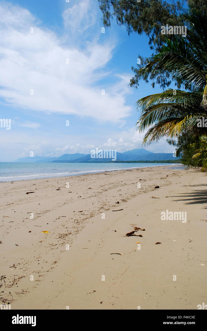 Four Mile Beach in Port Douglas, Queensland, Australia Stock Photo - Alamy