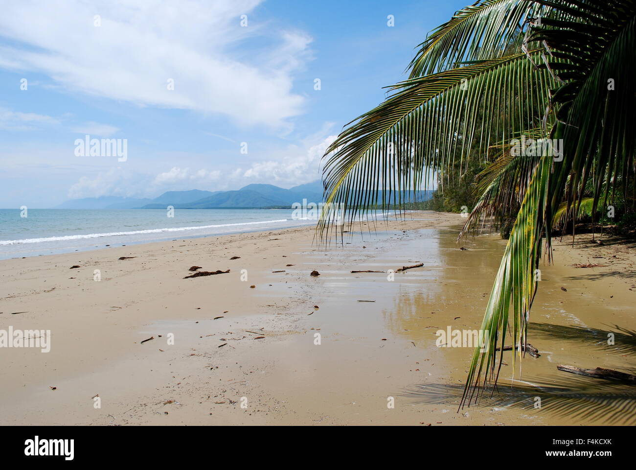 Four Mile Beach in Port Douglas, Queensland, Australia Stock Photo - Alamy