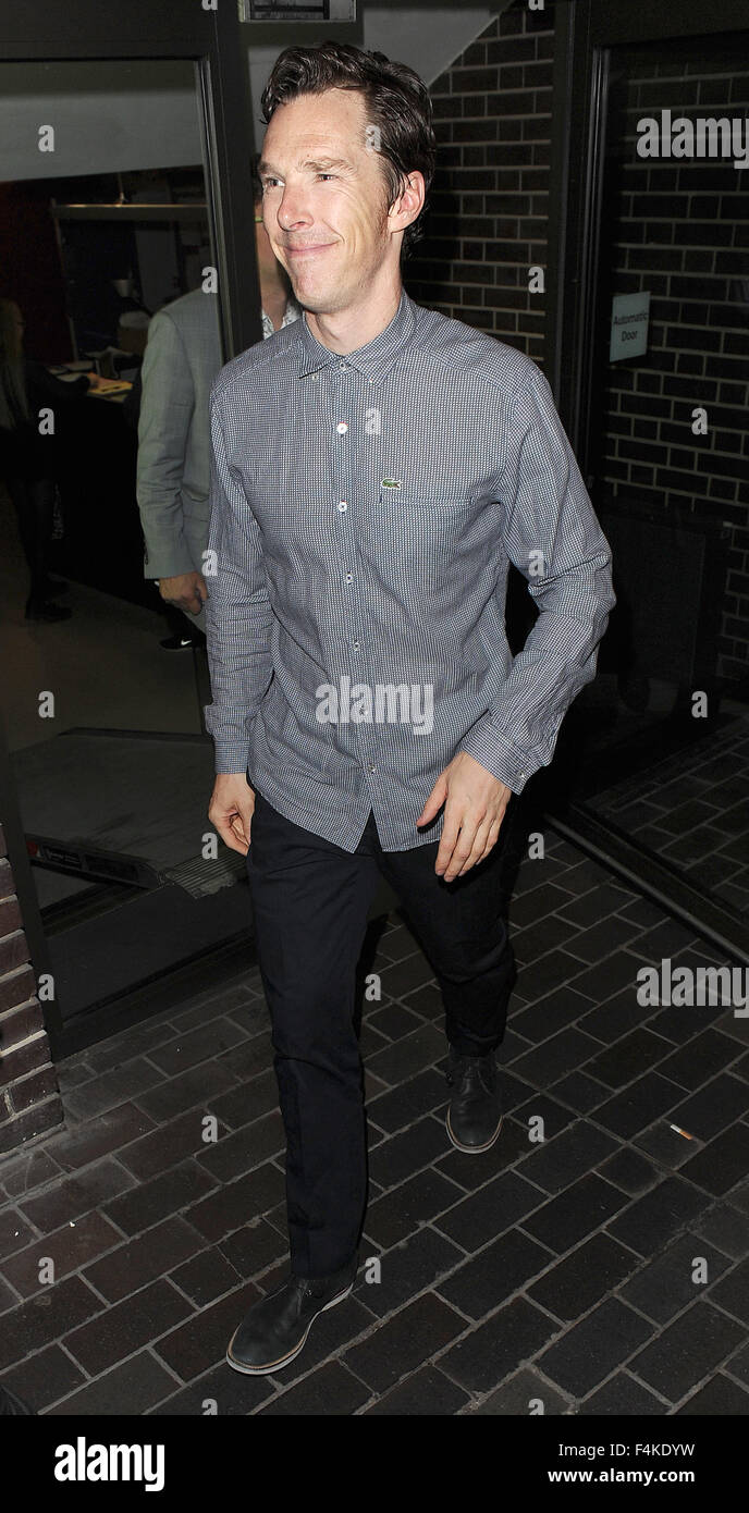 Benedict Cumberbatch is greeted by hundreds of screaming fans, as he ...