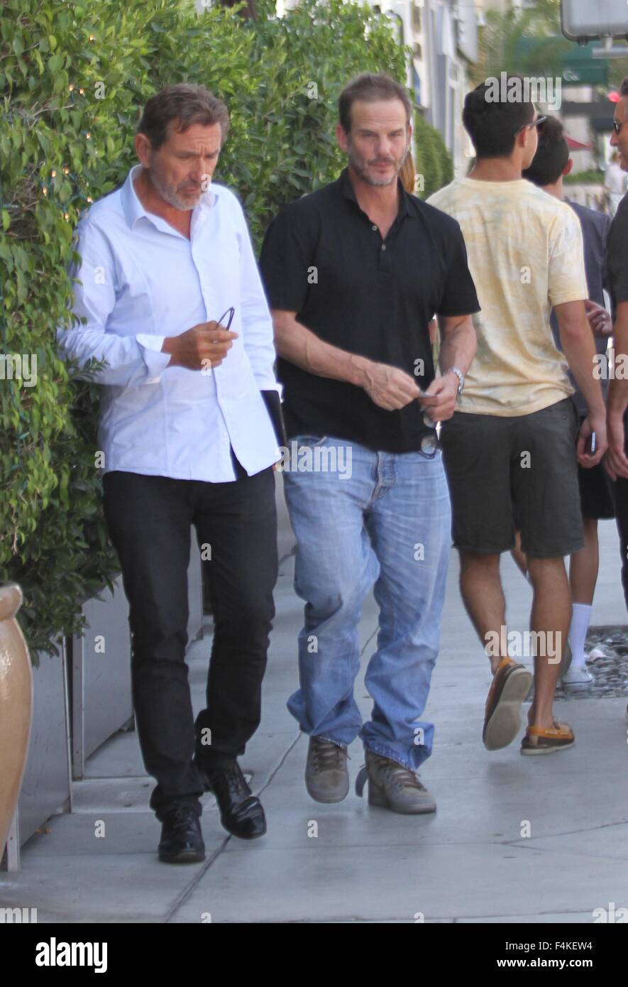 Peter Berg has lunch at E Baldi in Beverly Hills Featuring: Peter Berg ...
