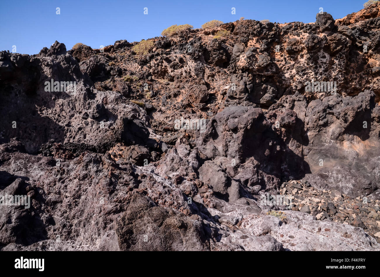 Basaltic Lava Formation Stock Photo - Alamy