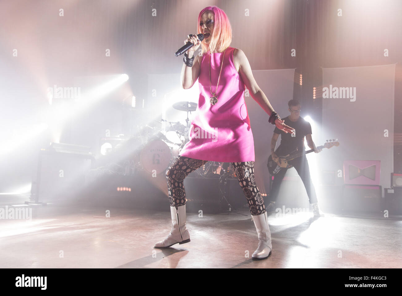 Shirley singer band garbage performs hi-res stock photography and ...