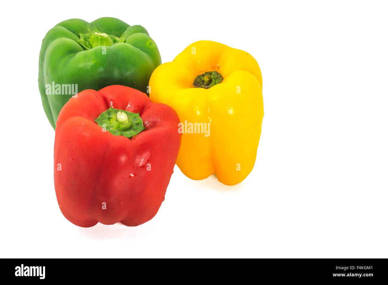 Fresh capsicum isolated on white background Stock Photo - Alamy