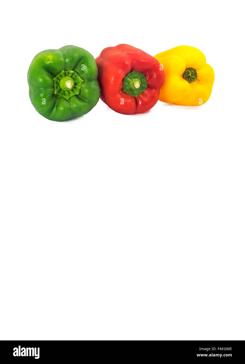 Fresh capsicum isolated on white background Stock Photo - Alamy
