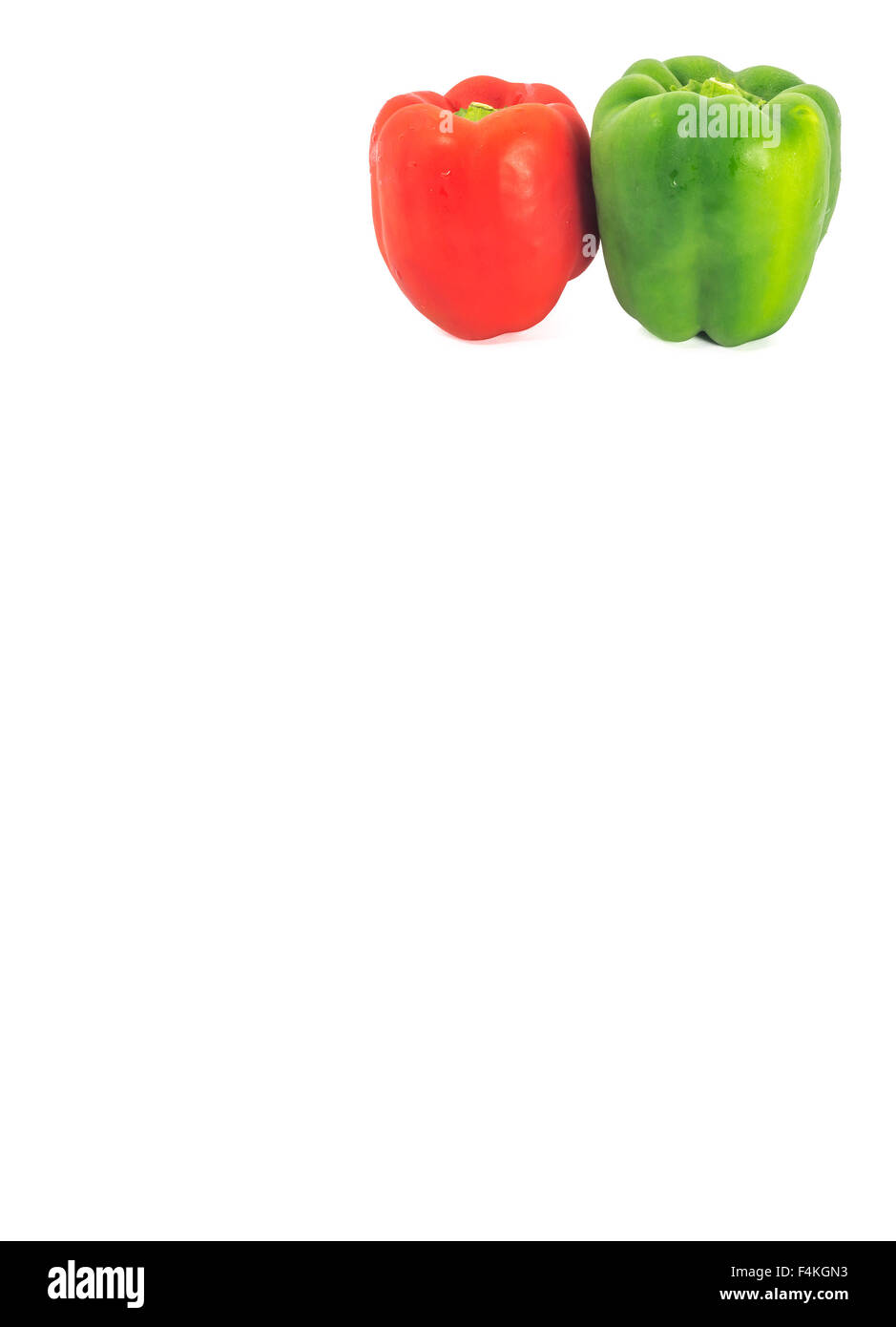 Fresh capsicum isolated on white background Stock Photo - Alamy