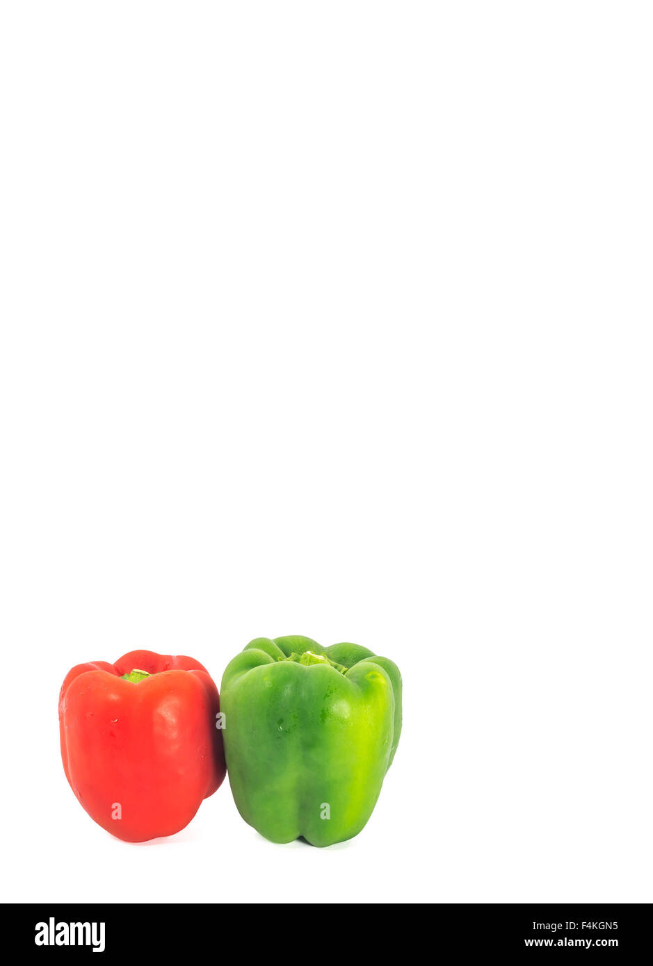 Fresh capsicum isolated on white background Stock Photo - Alamy