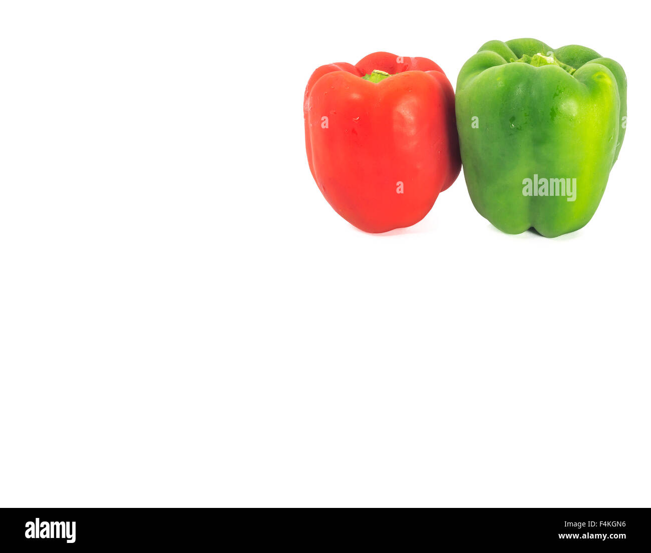 Fresh capsicum isolated on white background Stock Photo - Alamy