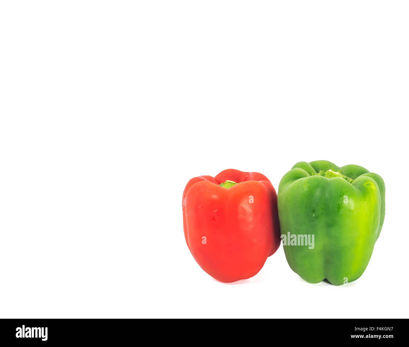 Fresh capsicum isolated on white background Stock Photo - Alamy