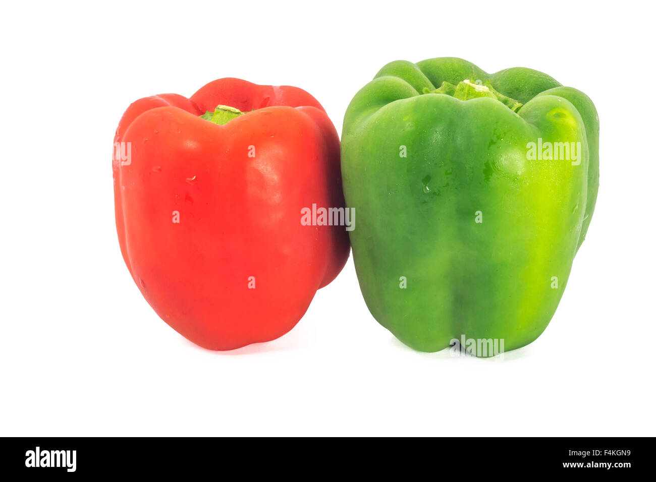 Fresh capsicum isolated on white background Stock Photo - Alamy