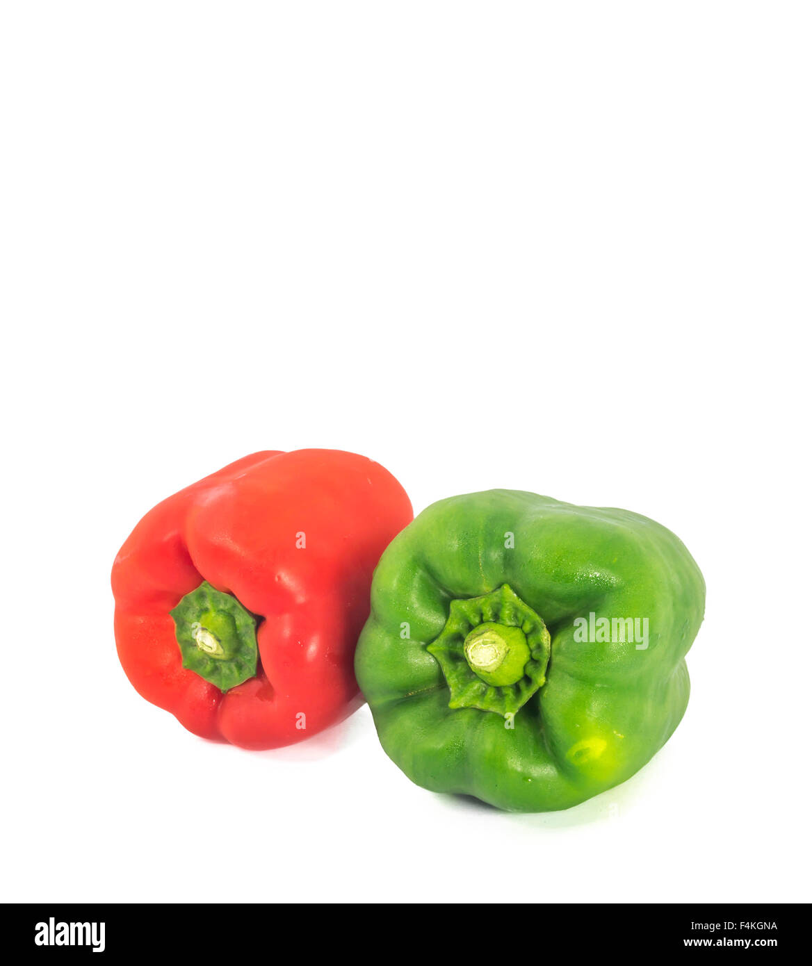 Fresh capsicum isolated on white background Stock Photo - Alamy