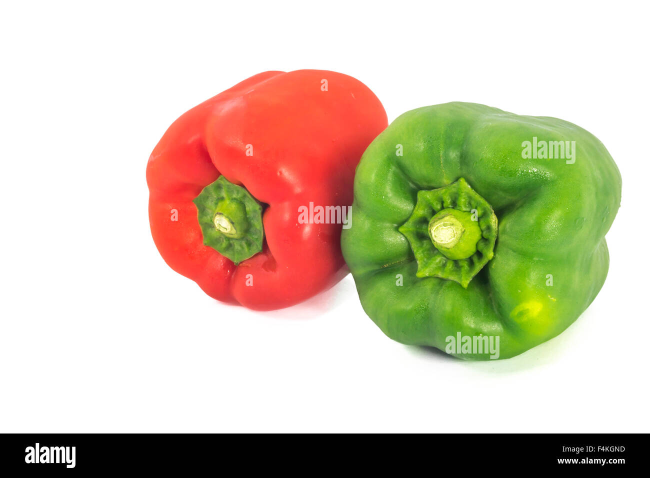 Fresh capsicum isolated on white background Stock Photo - Alamy