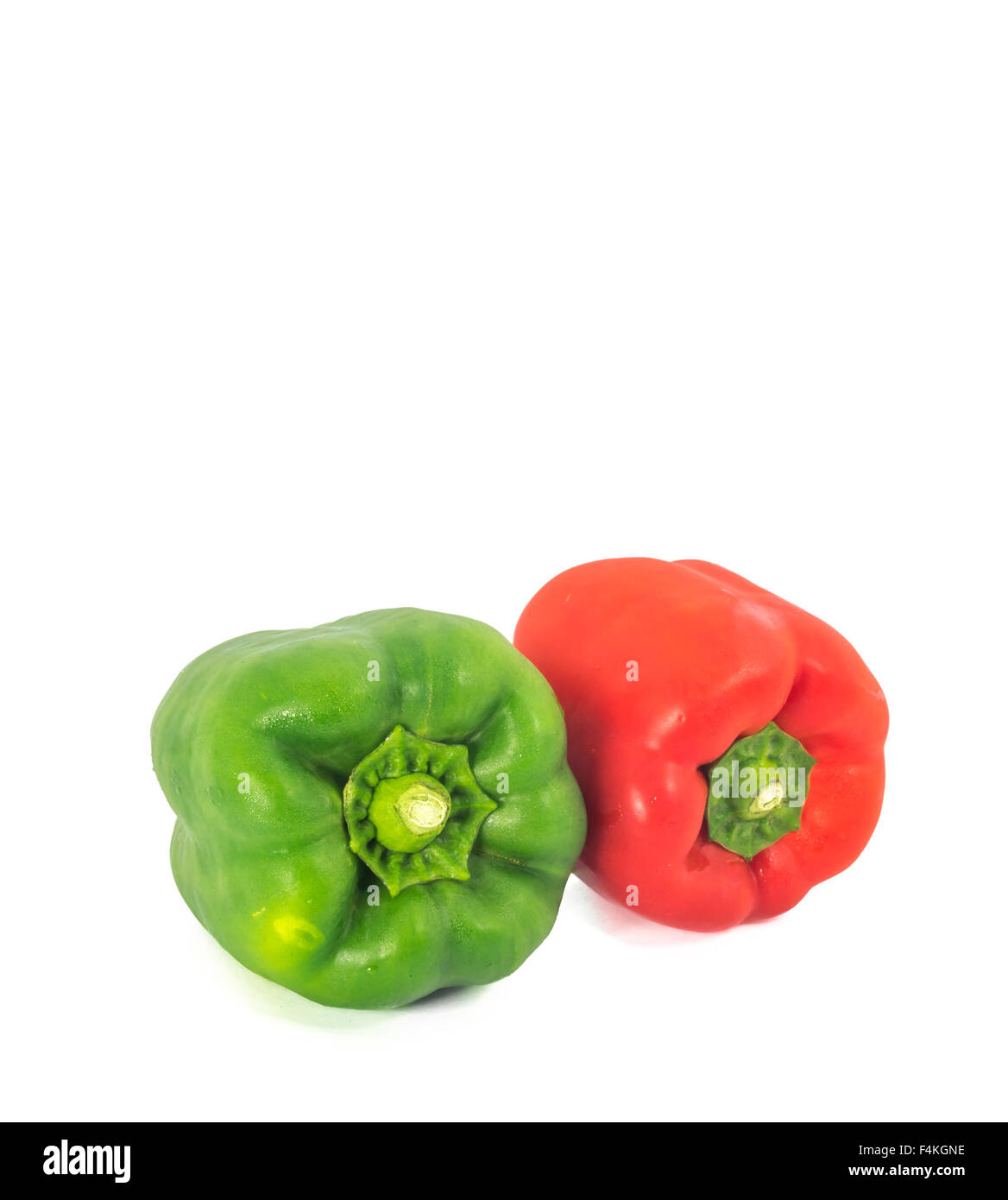 Fresh capsicum isolated on white background Stock Photo - Alamy