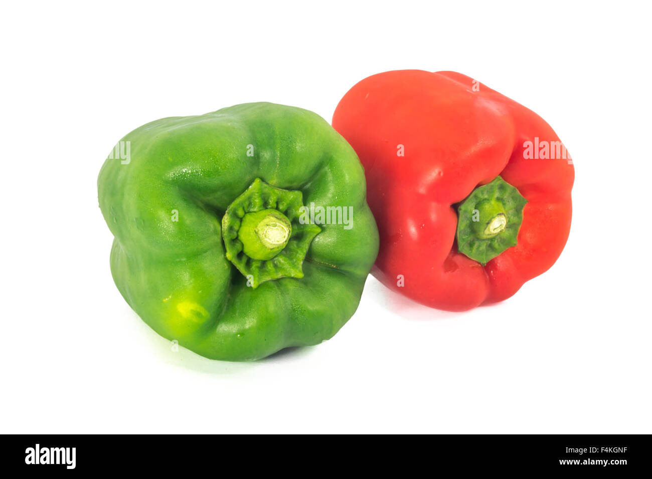 Fresh capsicum isolated on white background Stock Photo - Alamy