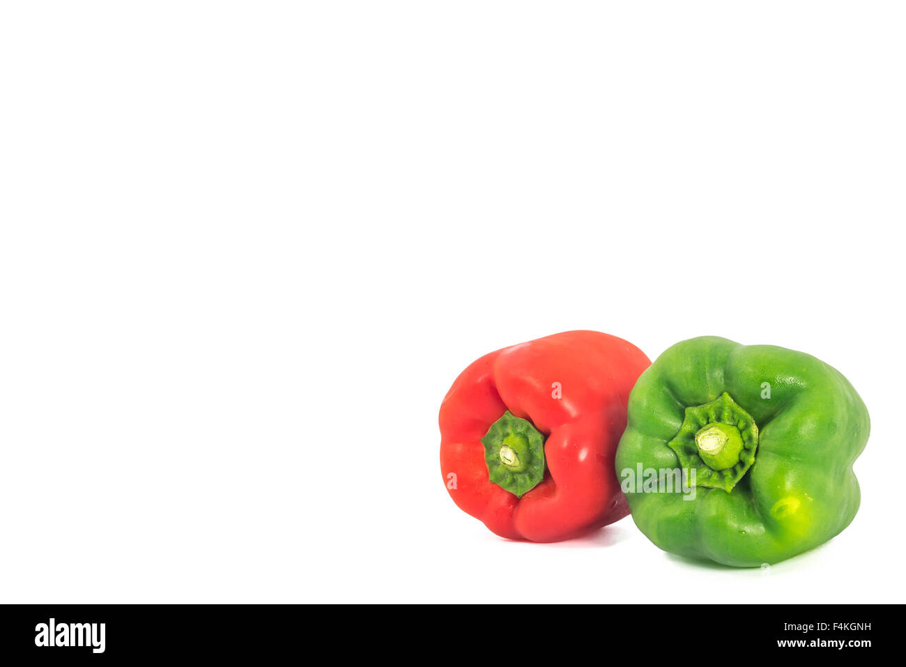 Fresh capsicum isolated on white background Stock Photo - Alamy