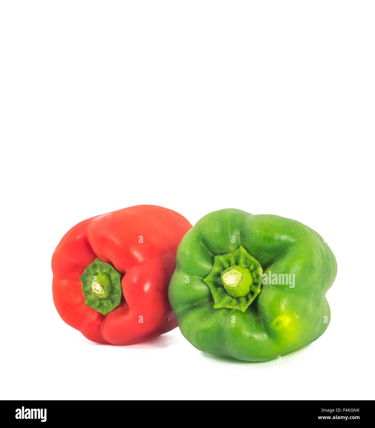Fresh capsicum isolated on white background Stock Photo - Alamy
