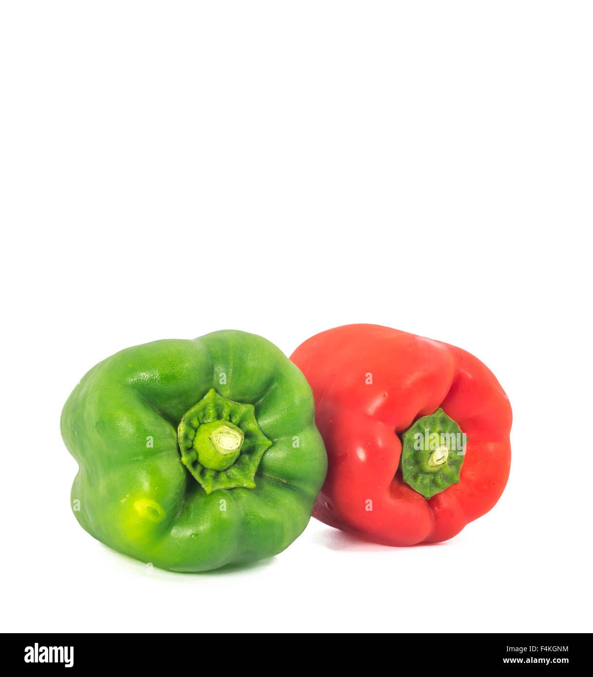 Fresh capsicum isolated on white background Stock Photo - Alamy