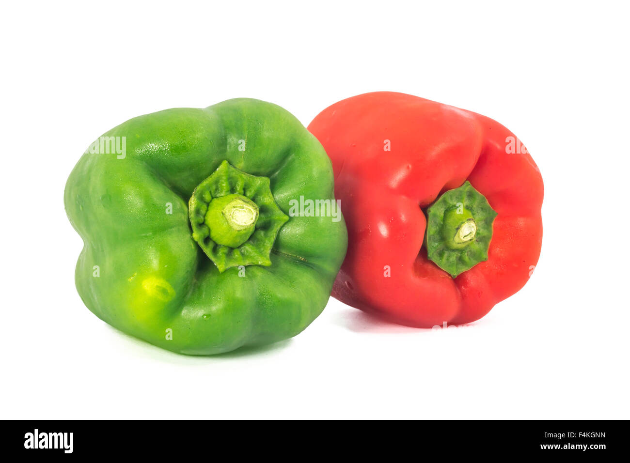Fresh capsicum isolated on white background Stock Photo - Alamy