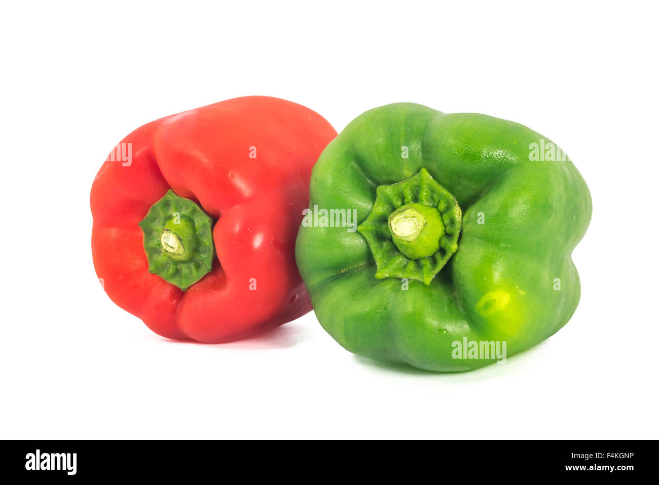 Fresh capsicum isolated on white background Stock Photo - Alamy