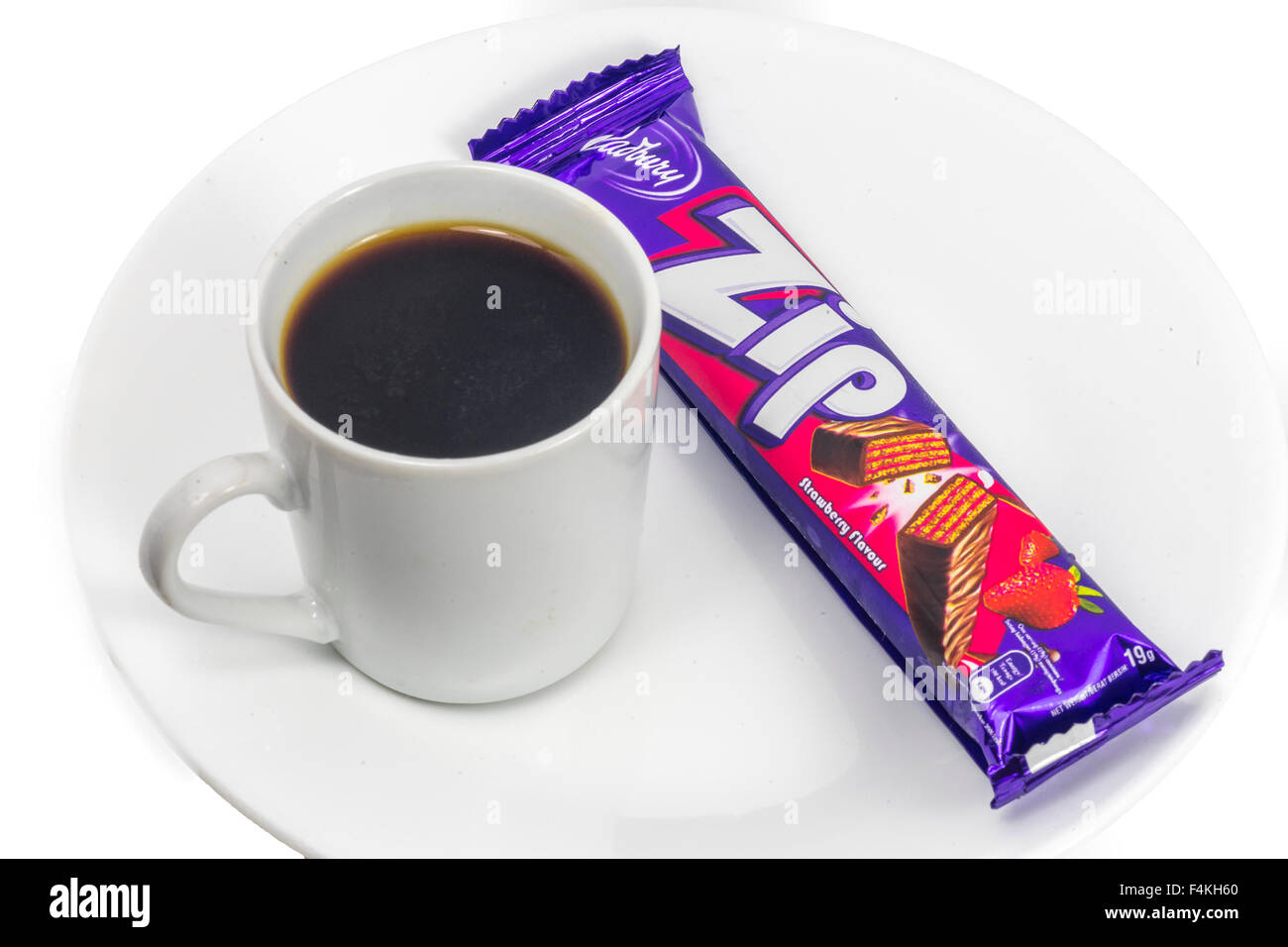 Cadbury Zip chocolate wafer bar. Owned by Mondelez International Stock ...