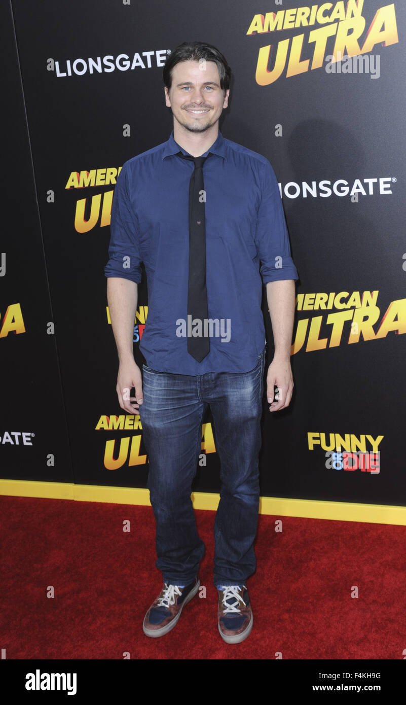 Los Angeles premiere of 'American Ultra' at the Ace Theater - Red ...