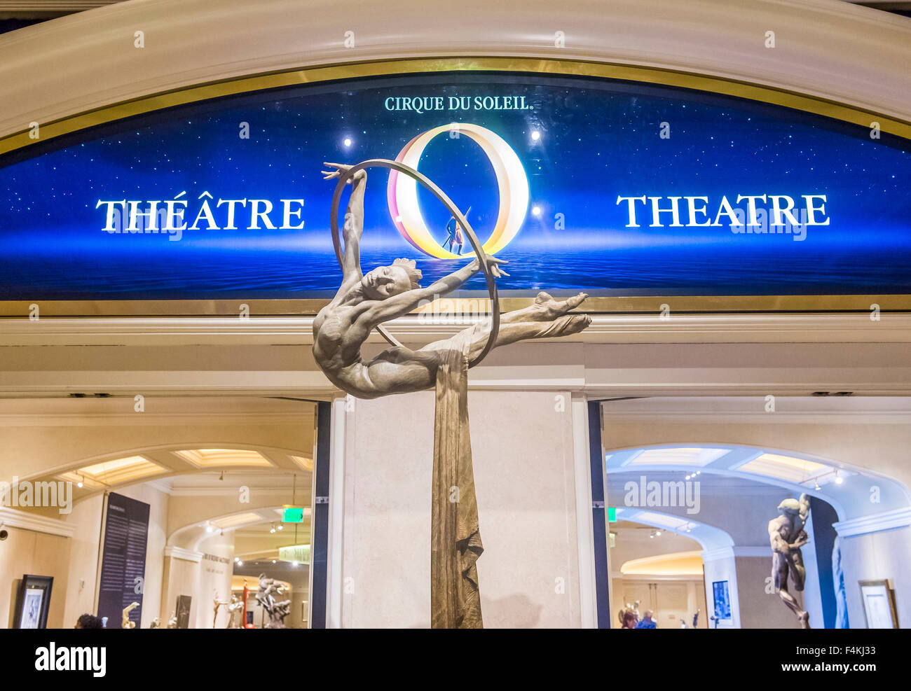 The O theater at the Bellagio hotel in Las Vegas Stock Photo - Alamy