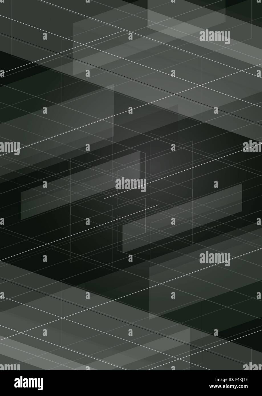 Dark tech minimal background. Vector geometric design Stock Vector ...