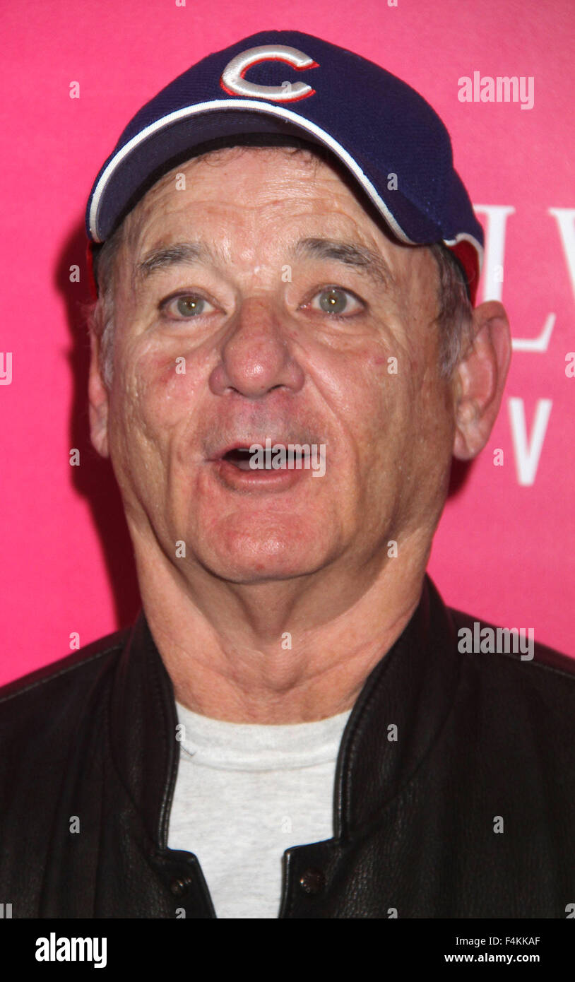 New York, New York, USA. 19th Oct, 2015. Actor BILL MURRAY attends the ...