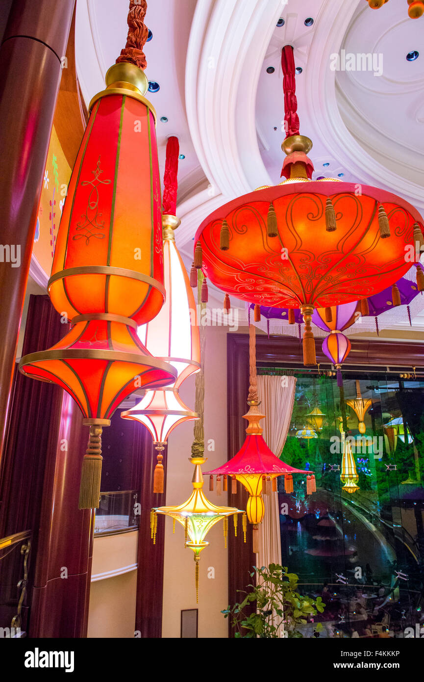 The Parasol Down bar at the Wynn Hotel and casino in Las vegas Stock ...