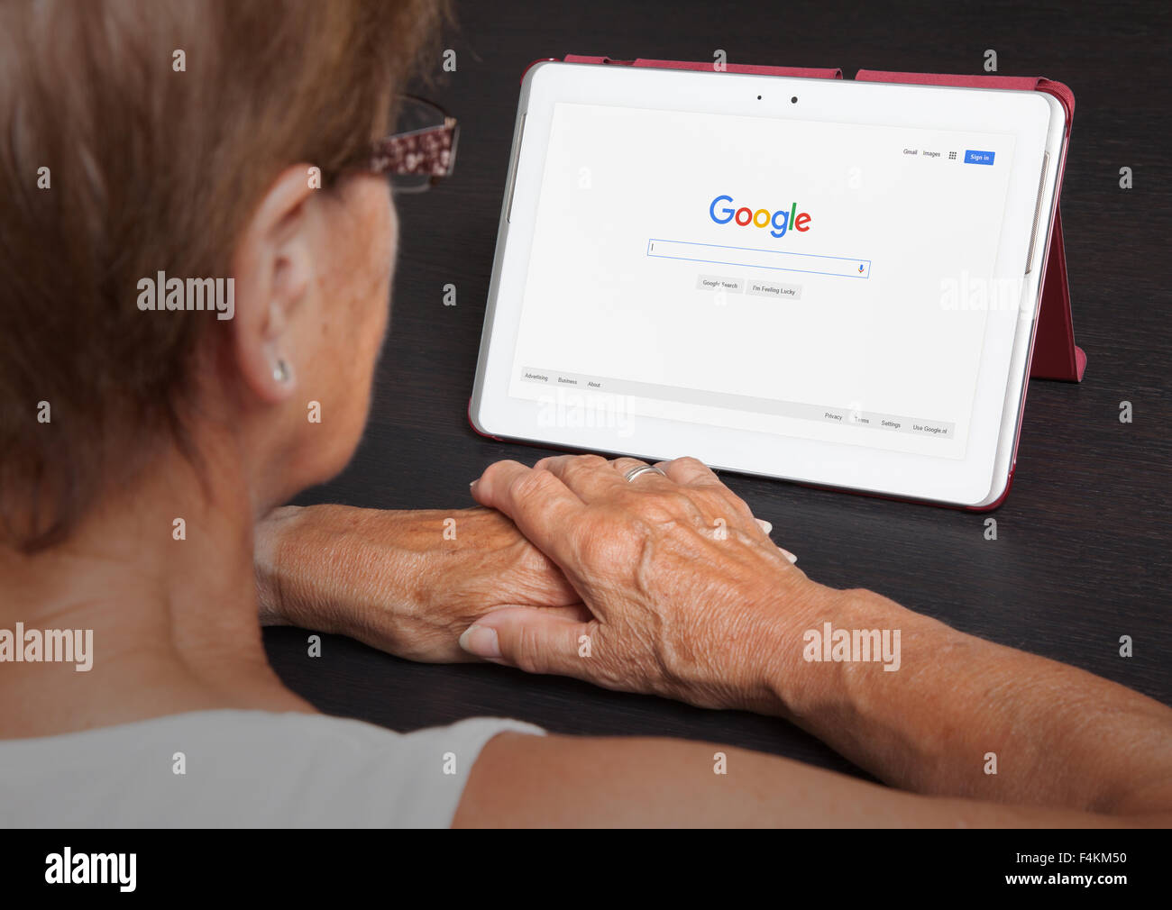 HEERENVEEN, NETHERLANDS - JUNE 6, 2015: Google is an American ...