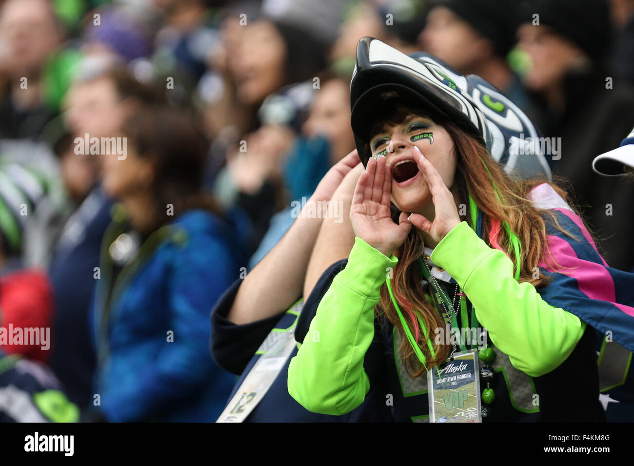 Seattle seahawks fan hi-res stock photography and images - Alamy