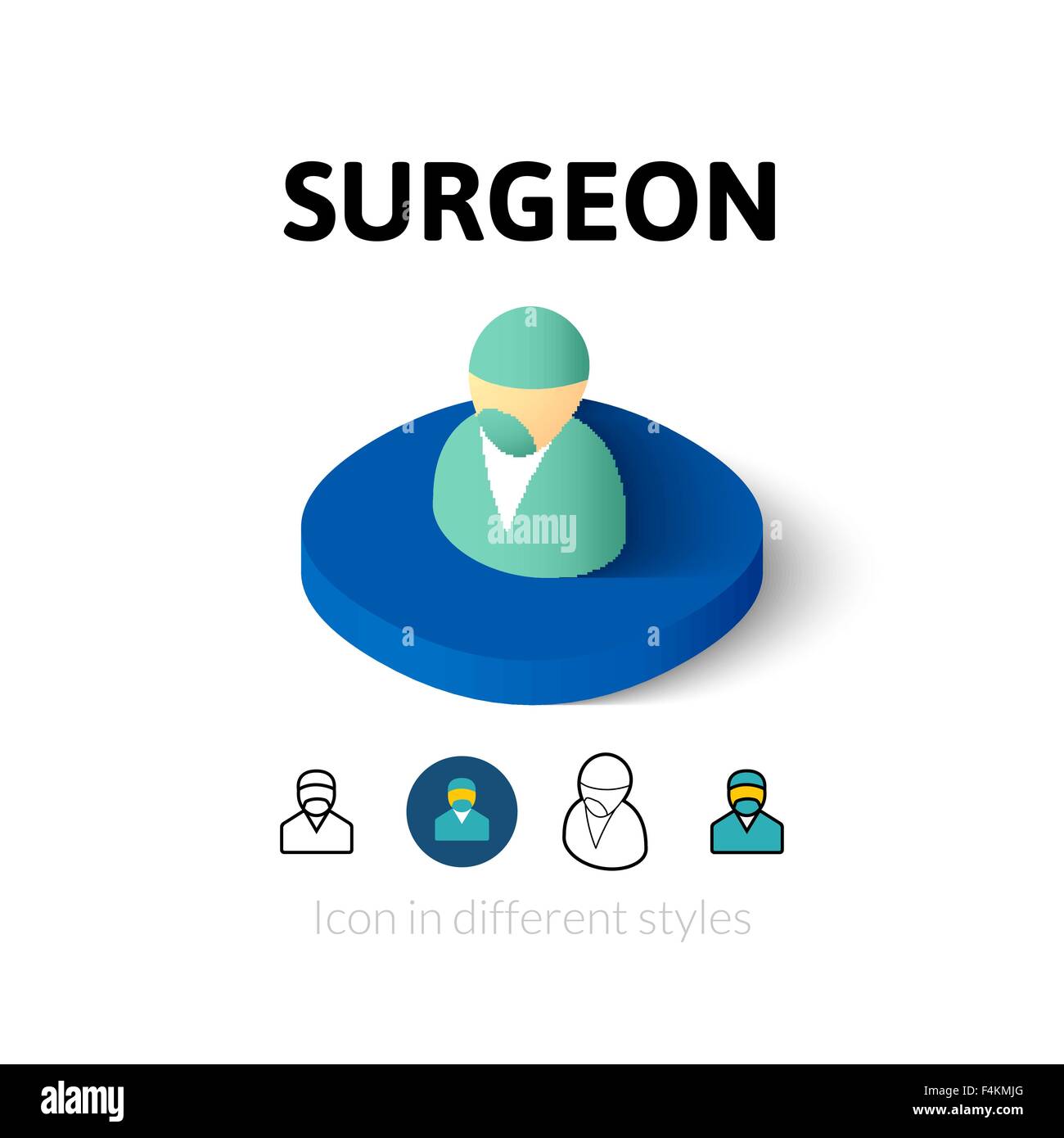 Surgeon in operation room Cut Out Stock Images & Pictures - Alamy