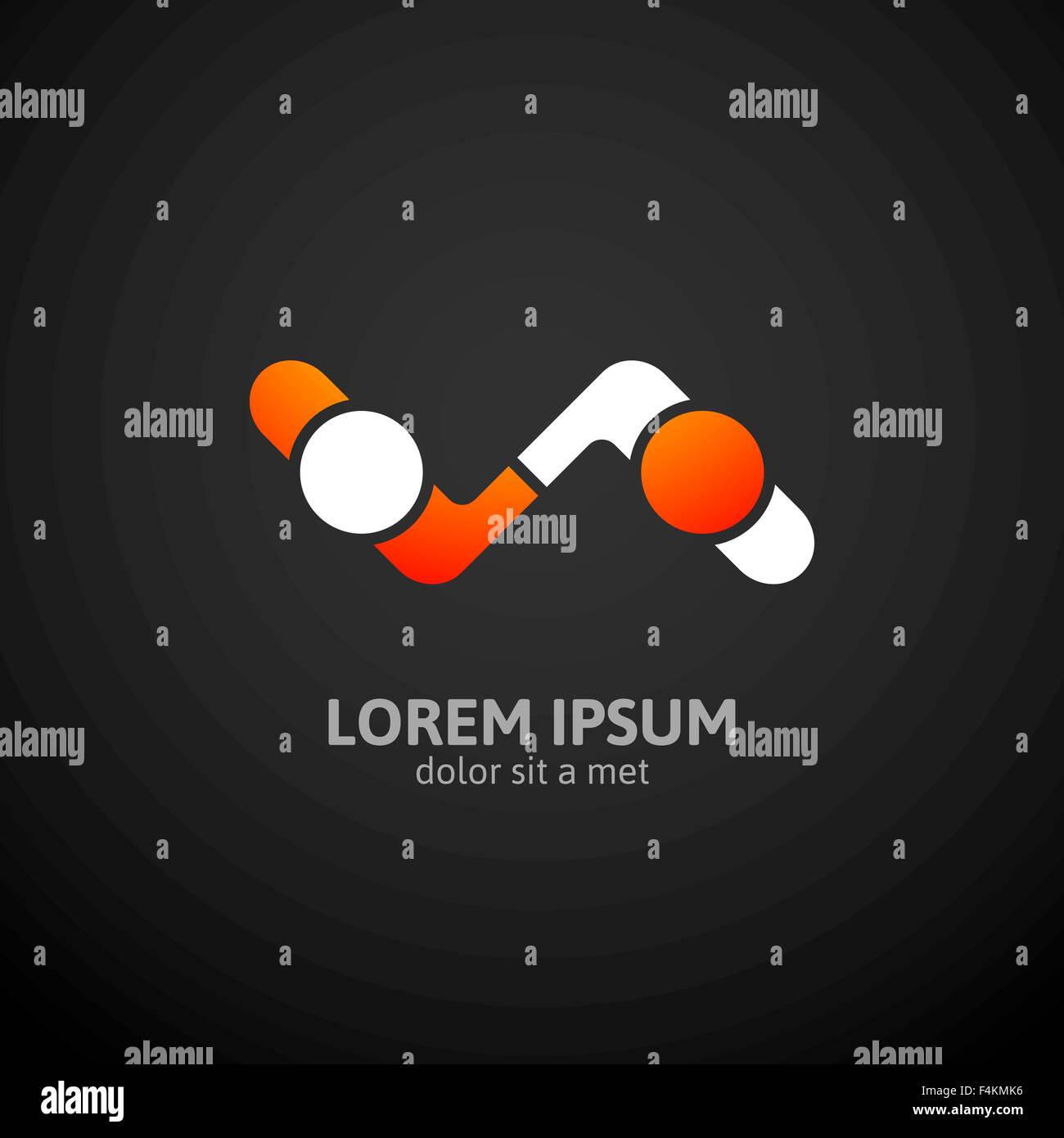 Handshake abstract logo vector design template Stock Vector Image & Art ...