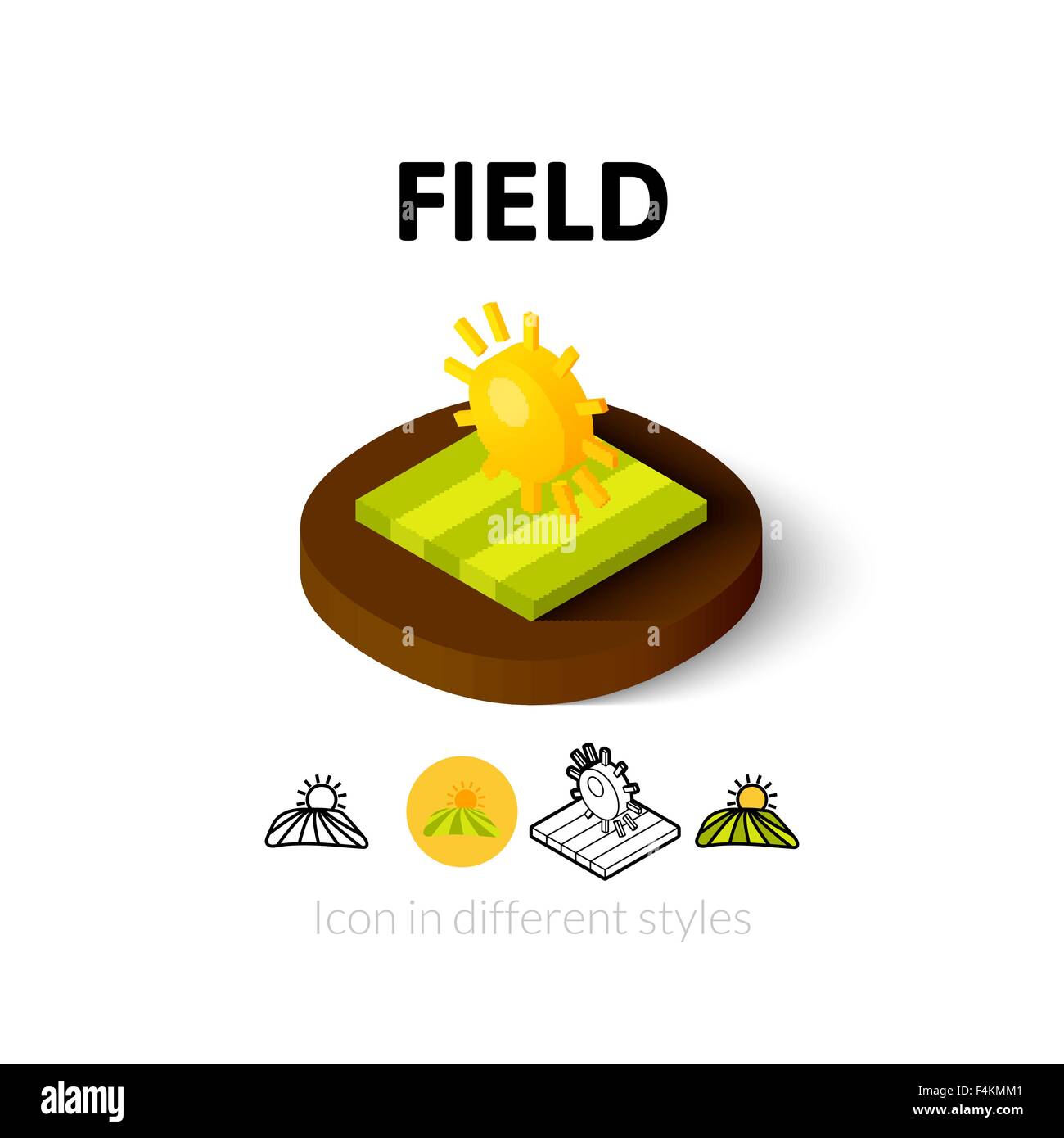 Wheat crop field in Cut Out Stock Images & Pictures - Alamy