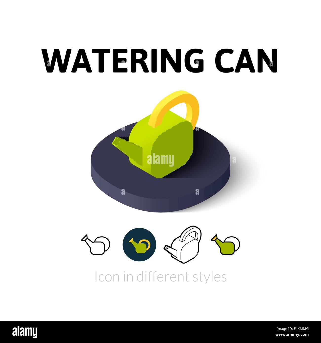 Garden watering app Stock Vector Images - Alamy