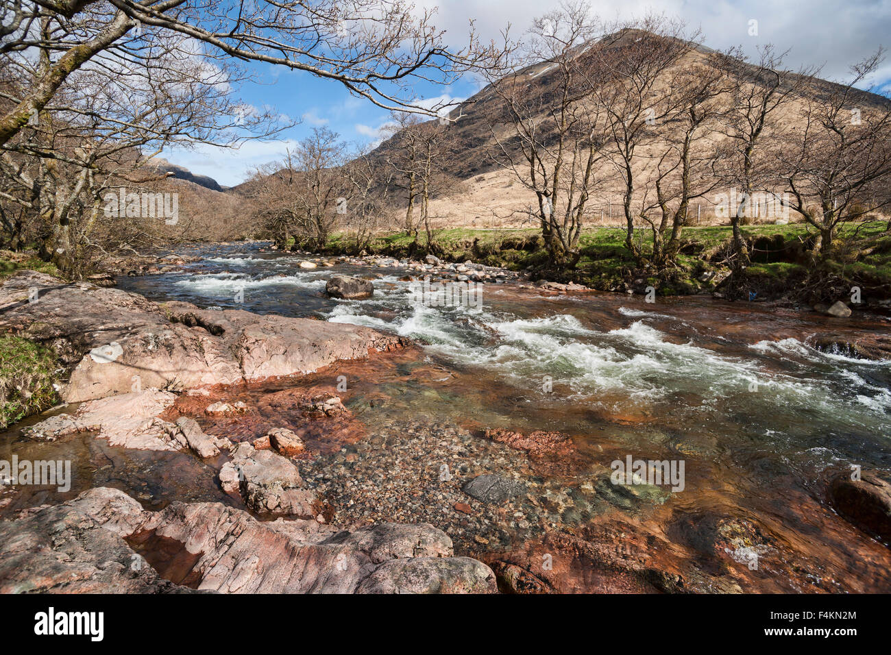 River Nevis, Fort William, Lochaber, Highland region Scotland Stock ...