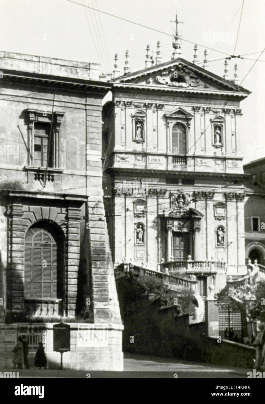 Church St. Dominic and Sixtus, Largo Angelicum, Rome, Italy Stock Photo ...