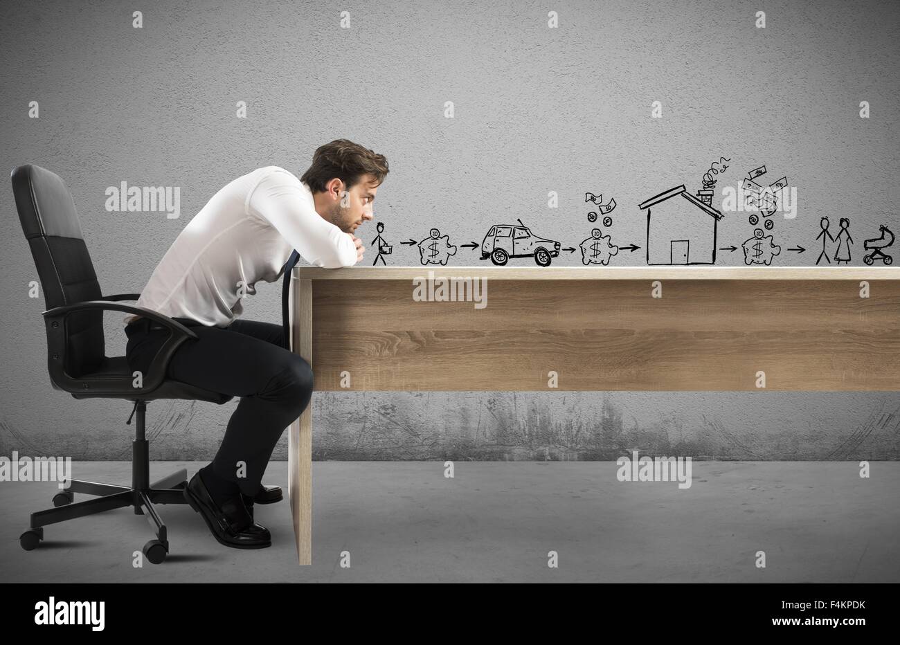 Think about future goals Stock Photo - Alamy