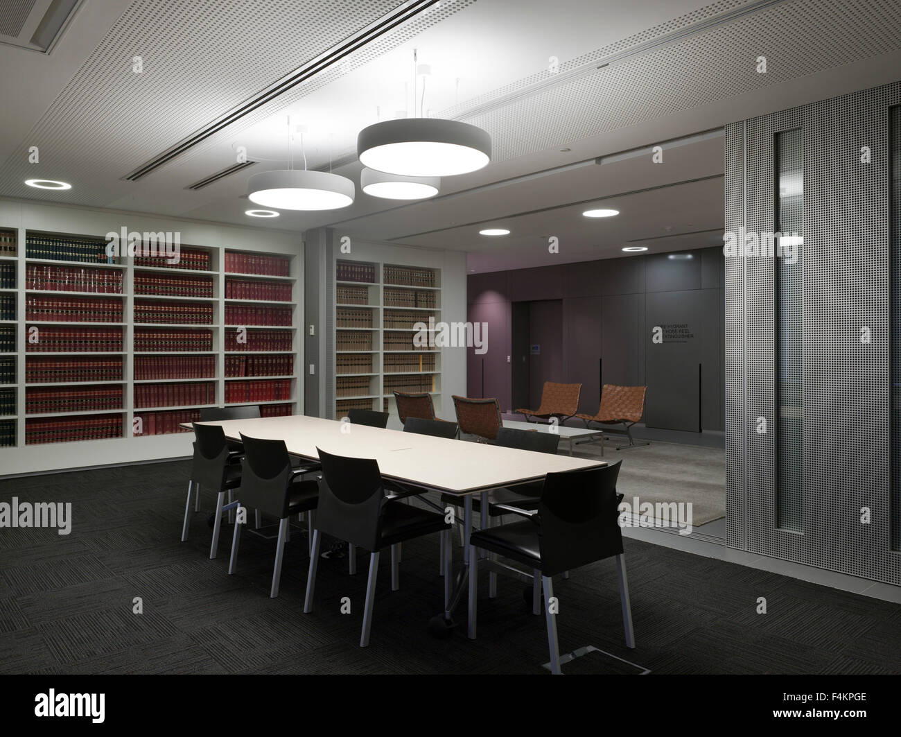 Boardroom and library - doors open. MPC Chambers, Sydney, Australia ...