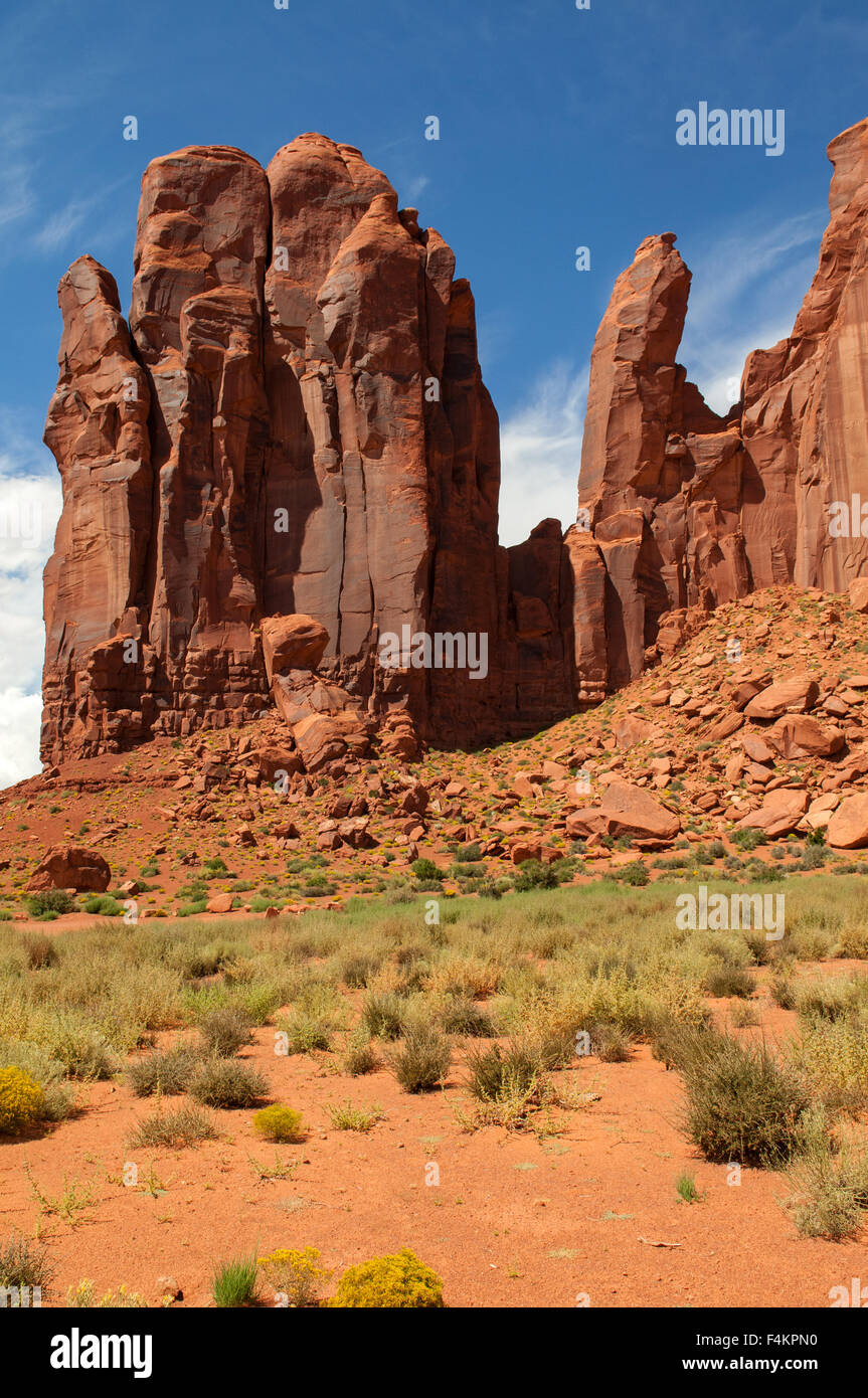 Rain God Mesa, Monument Valley, Arizona, USA Stock Photo - Alamy