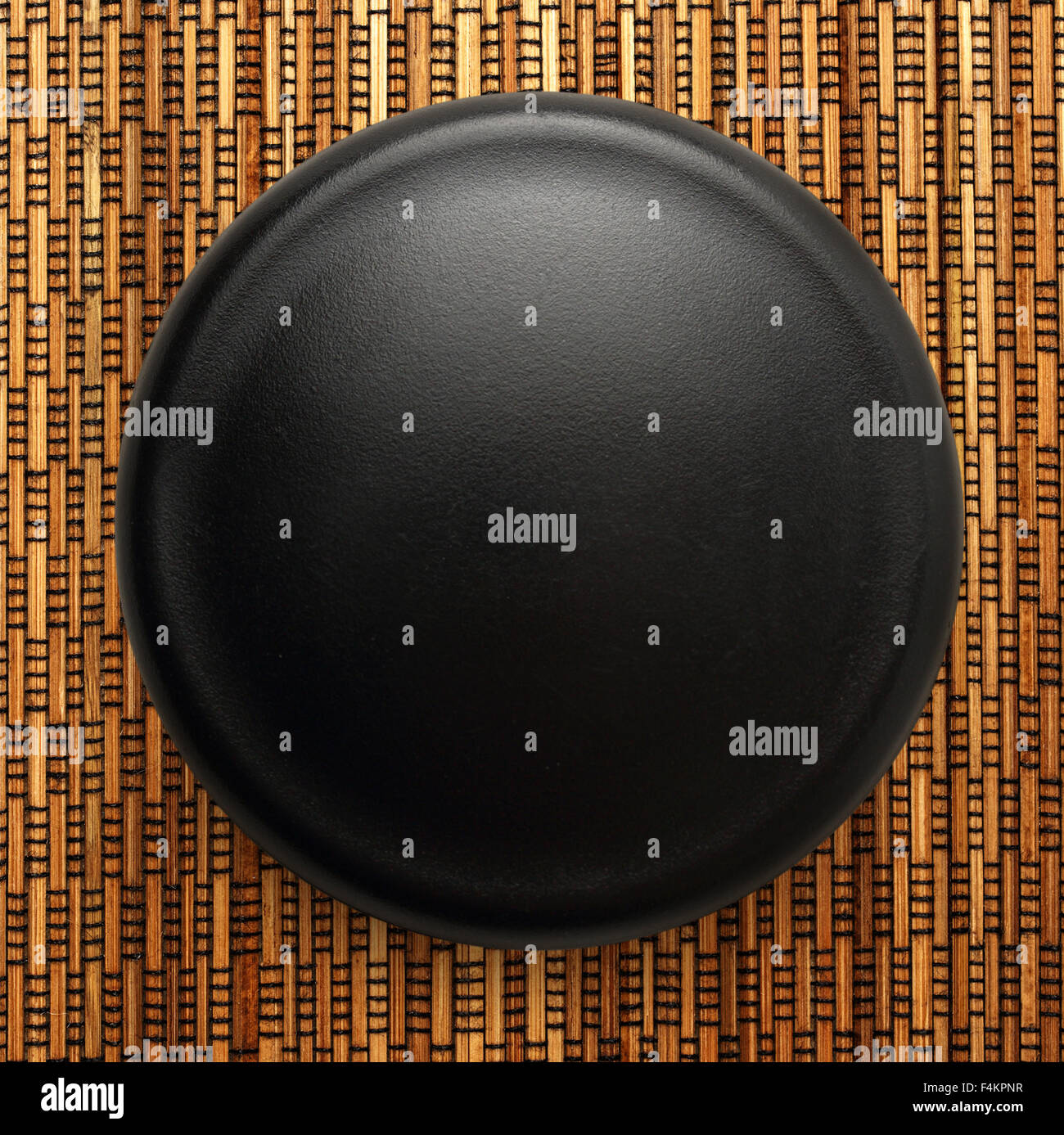 Blank black button as background in closeup Stock Photo - Alamy