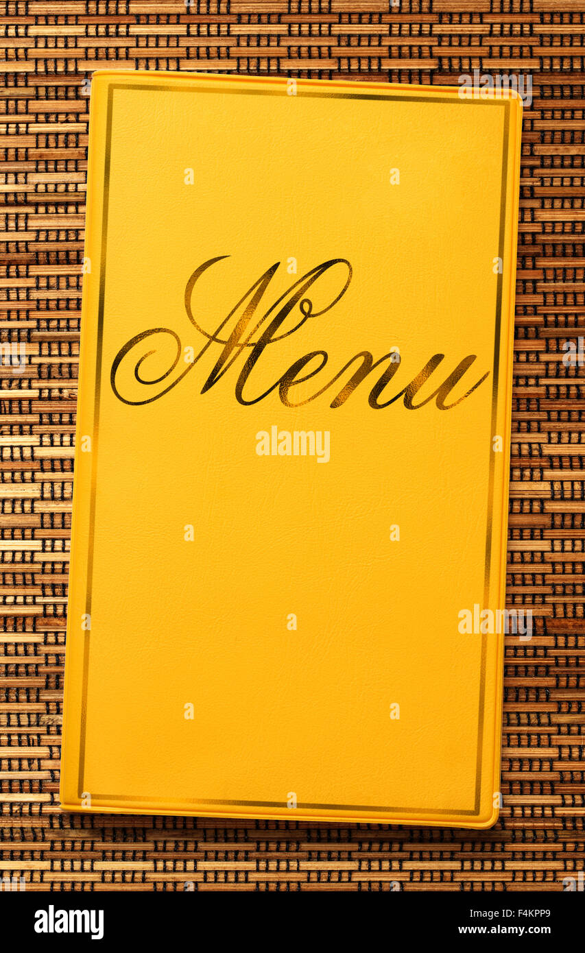 Menu pad hi-res stock photography and images - Alamy