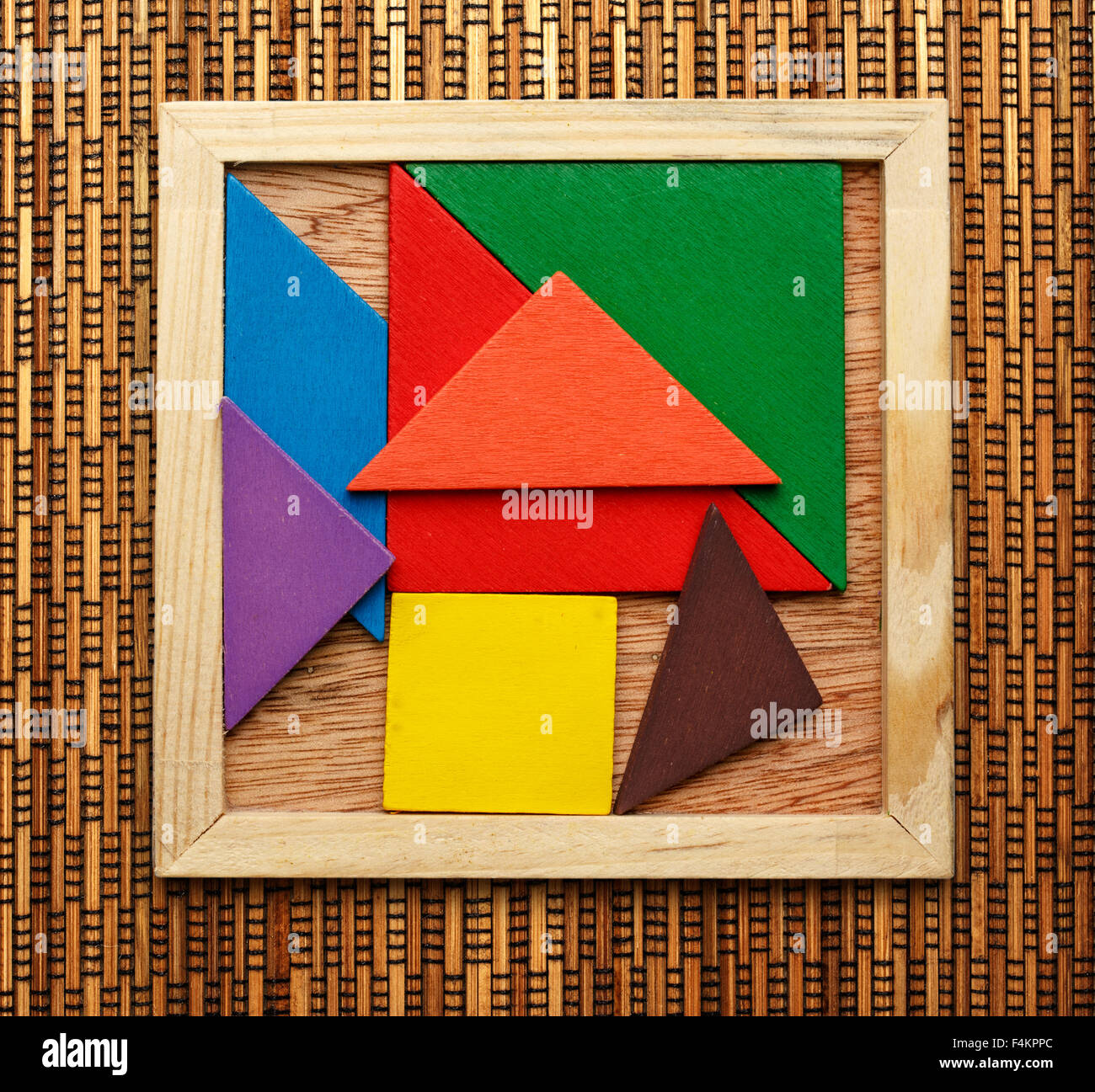 Pentamino puzzle for children in magic square Stock Photo - Alamy